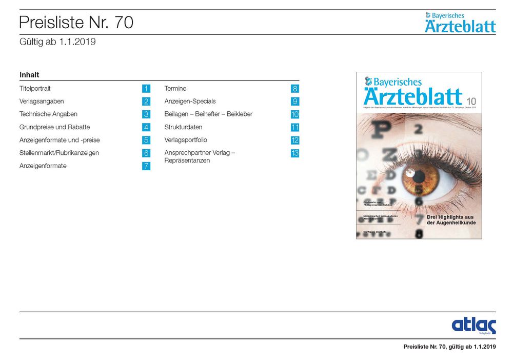 Anzeigen/Media - Bayerisches Ärzteblatt